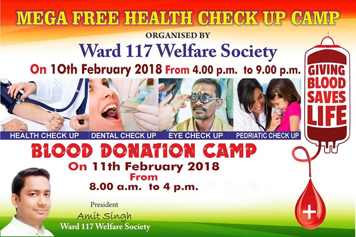 Mega Health Check Up and Blood Donation Campupcomming event at 02/10 ...